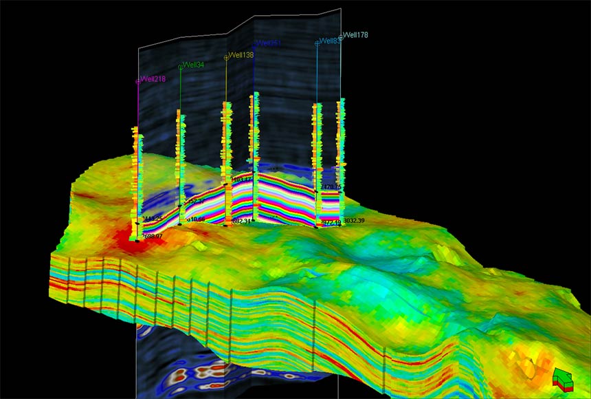 Petrel petrophysical modeling